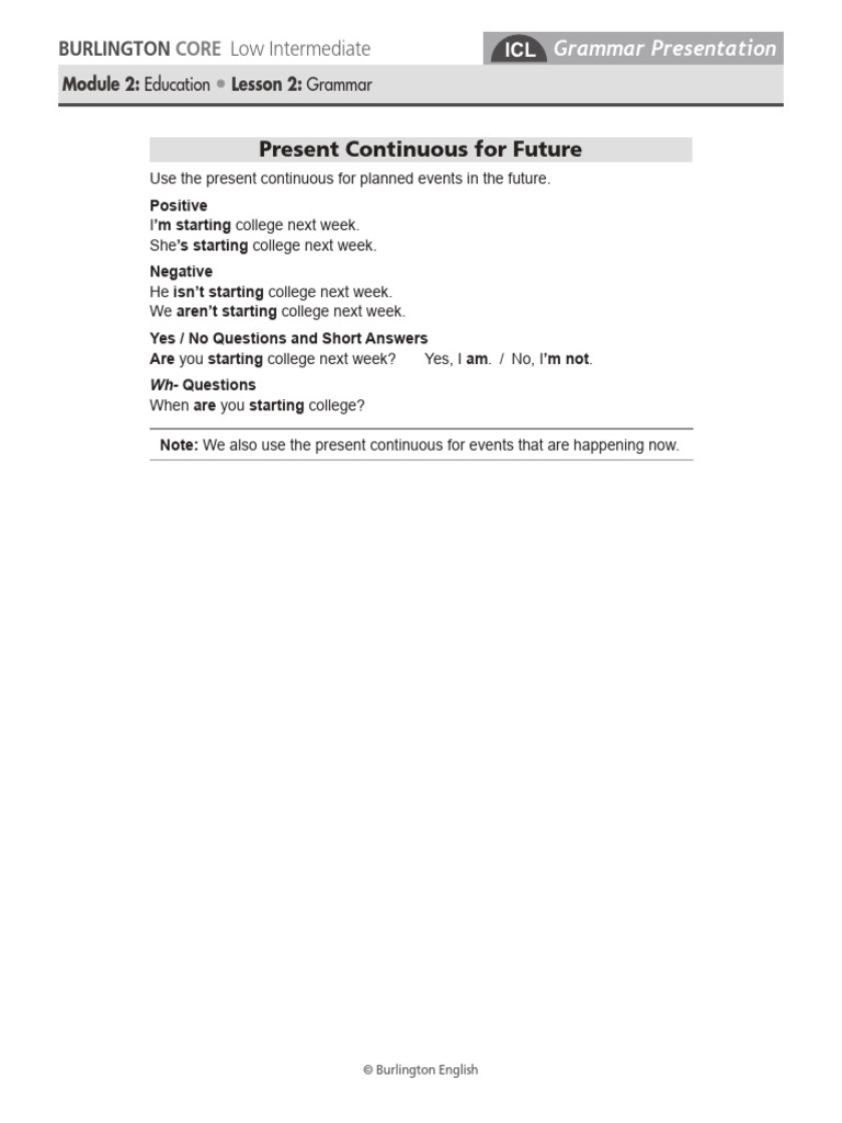 WS CLI M02 L02 ICL Grammar Presentation | PDF