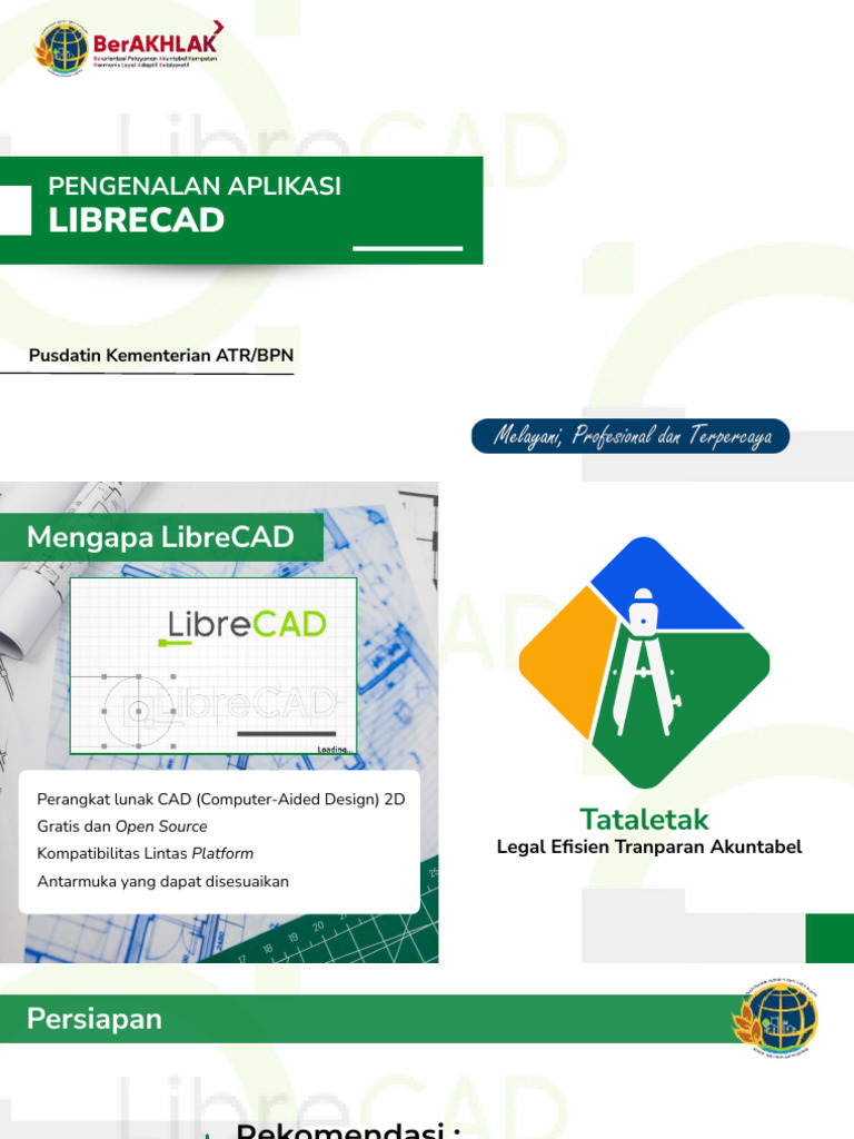Pengenalan Aplikasi Tataletak Pada LibreCAD | PDF