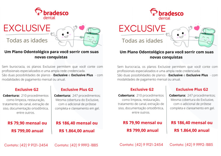 Dental Exclusive Folheto | PDF