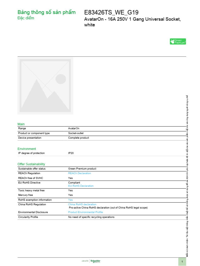 Avataron E83426ts We g19 | PDF
