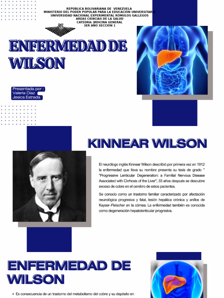 Enfermedad de Wilson.. | PDF | Enfermedades y trastornos | Especialidades Medicas
