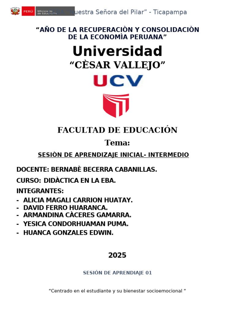 Sesión EBA | PDF | Aprendizaje | Modificación de comportamiento