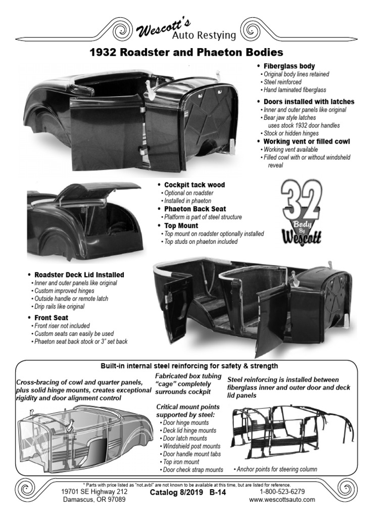 Karl Wescott - 2018WescottCatalogMasterindd | PDF | Trunk (Car) | Rear ...