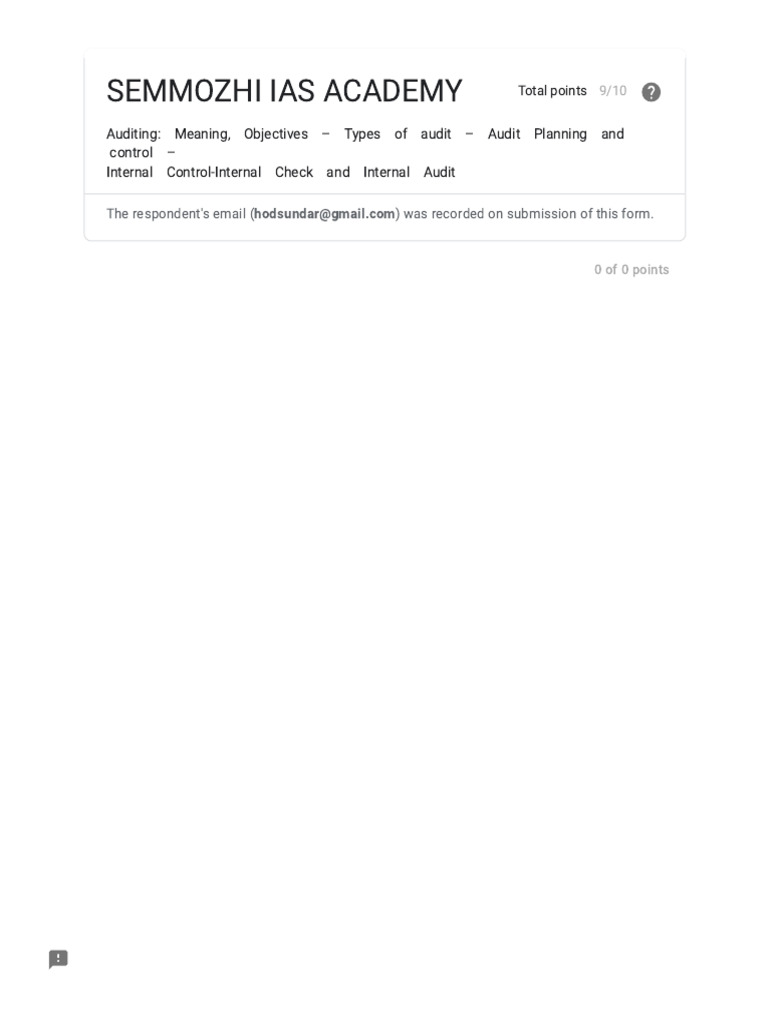 Auditing: Meaning and Objectives | PDF | Audit | Internal Audit