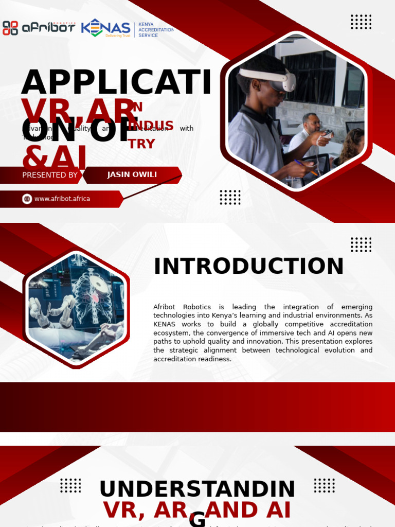 AR VR & AI KENAS Afribot Robotics | PDF | Artificial Intelligence ...