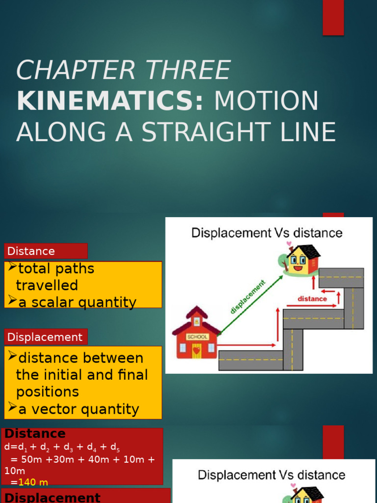 Chapter 3 Rectilinear Motion | PDF | Speed | Velocity