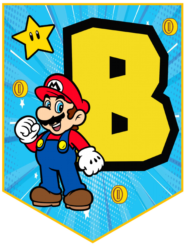 Banner Bienvenidos Mario Bros | PDF