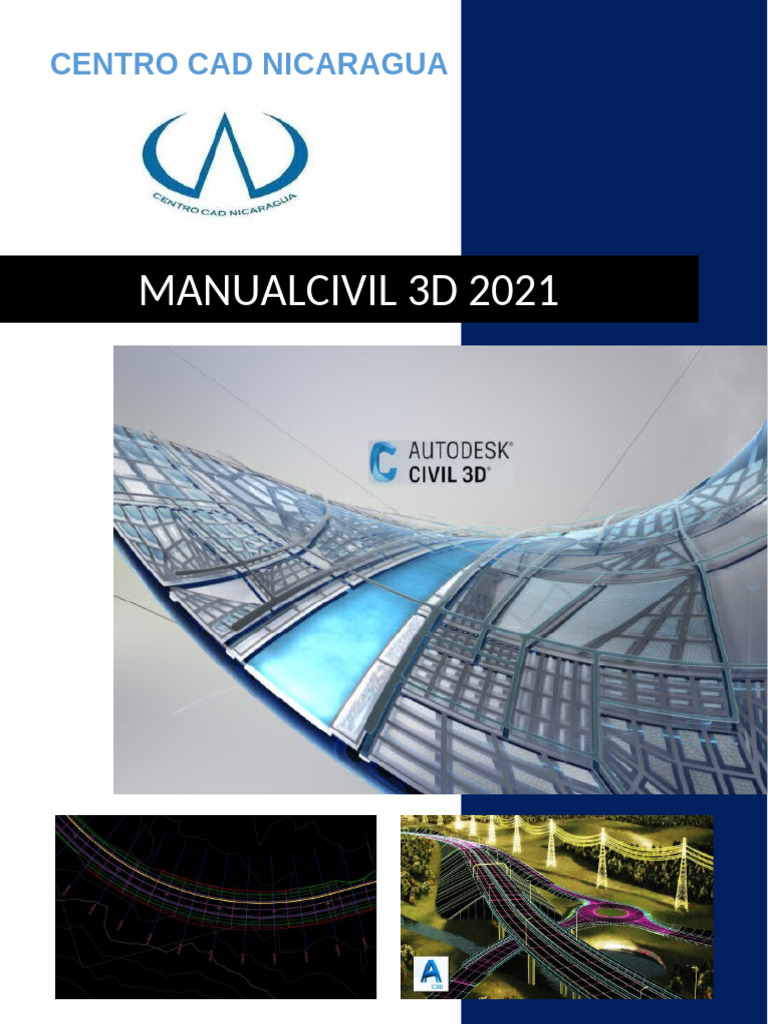 Manual Civil 3D 2021: Guía Completa | PDF | Cad automático