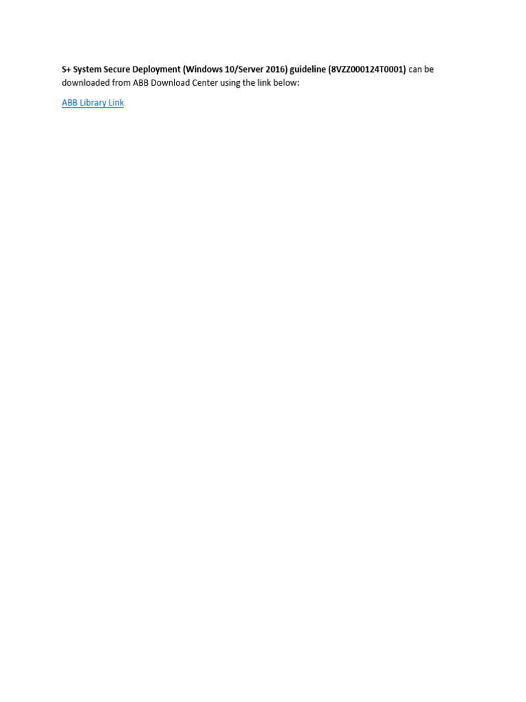 Secure Deployment Guideline | PDF