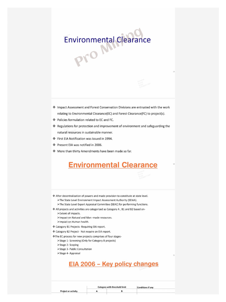 Environmenr Clearence | PDF
