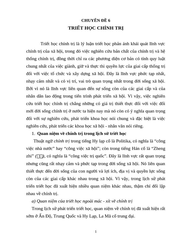 chuyen-de-6-triet-hoc-chinh-tri | PDF