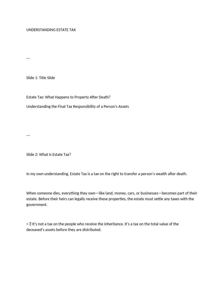 Inbound 3758716637845588221 | PDF | Taxes | Estate Tax In The United States