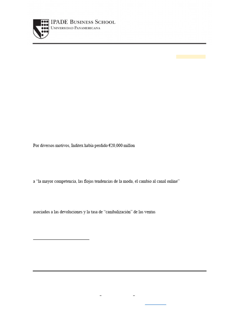 04 - 09 - 2023 Dirección Operaciones - INDITEX Repensando La Moda Rápida | PDF | Textiles | Ropa