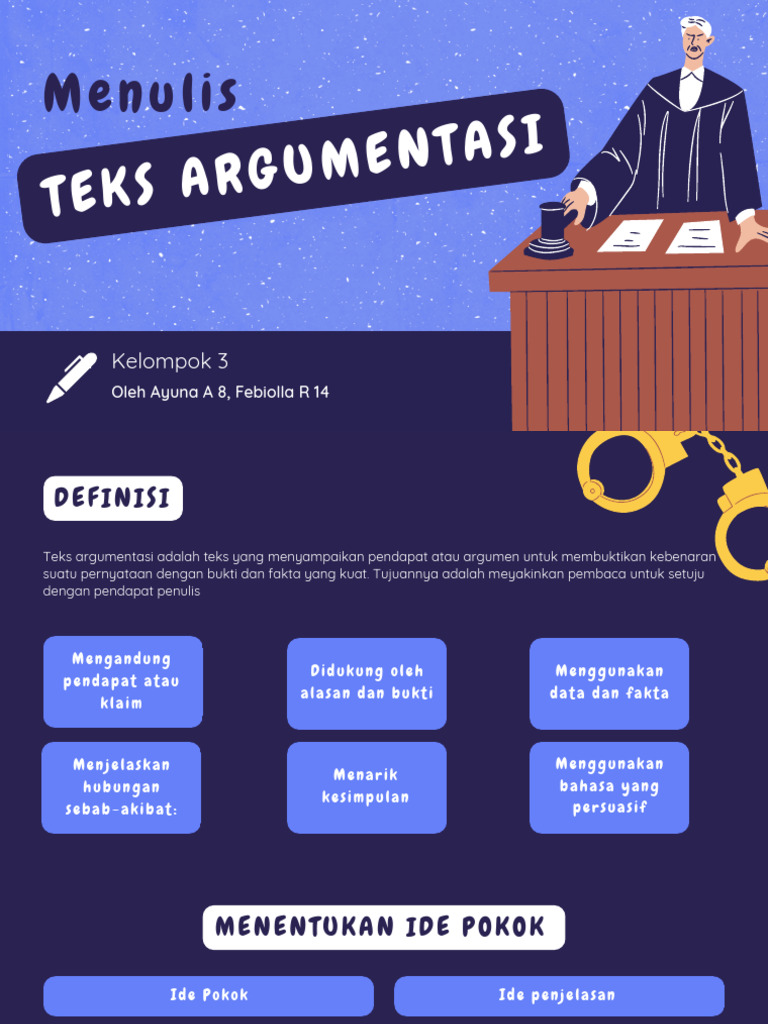 Teks Argumentasi Bahasa Indonesia | PDF