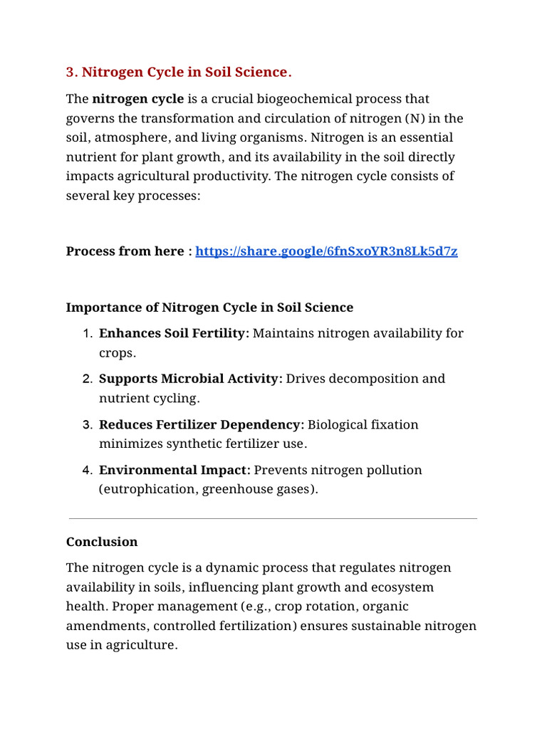Nitrogen Cycle PDF | PDF