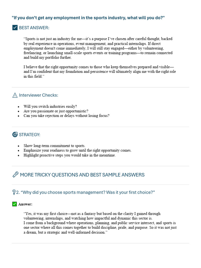 Tricky Interview Questions | PDF | Behavior Modification | Cognition