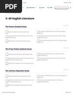 AP Lit FRQ 3 Rubric | PDF | Hierarchy