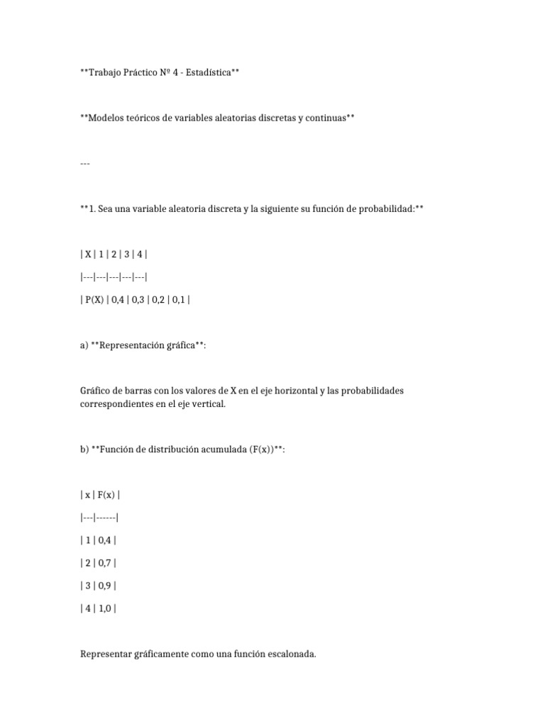 TP4 Estadistica Resuelto | PDF