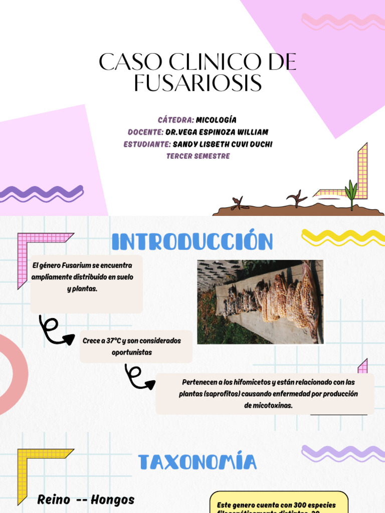 Tratamiento de Fusariosis en Humanos | PDF | Enfermedades y trastornos ...