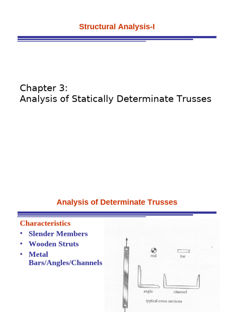 Structural Analysis Lecture 5 | PDF | Truss | Structural Engineering