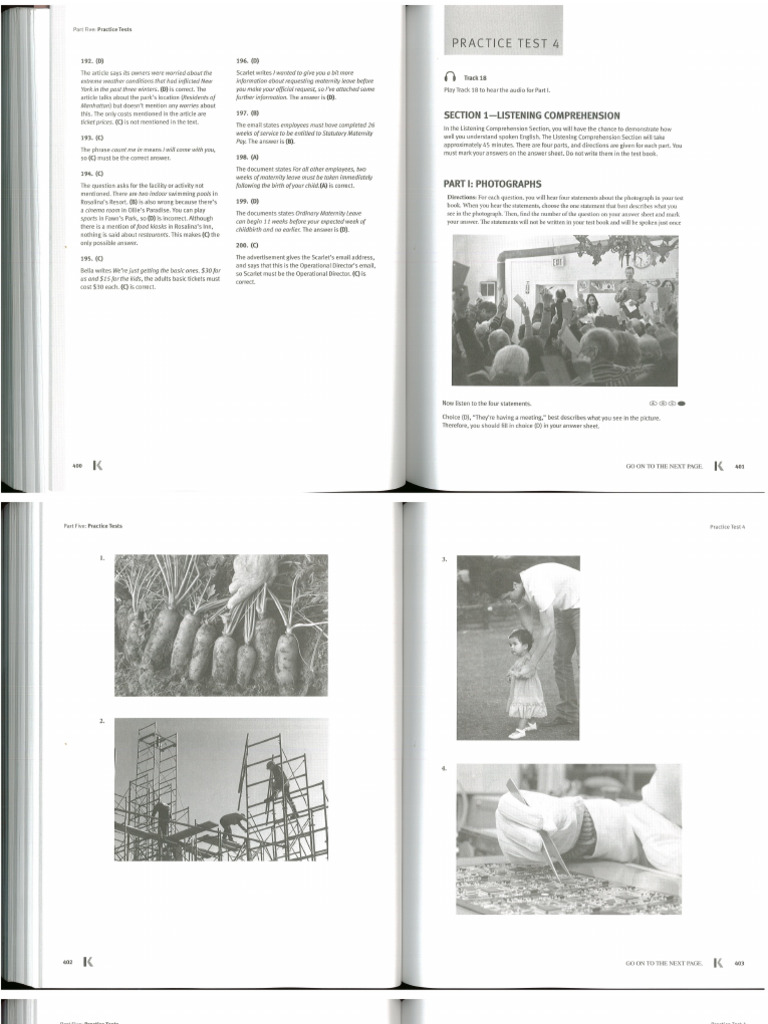 Toeic Model 4 New | PDF