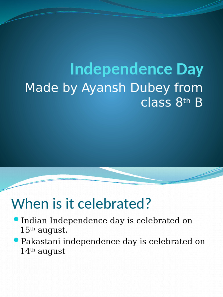 Independence Day | PDF