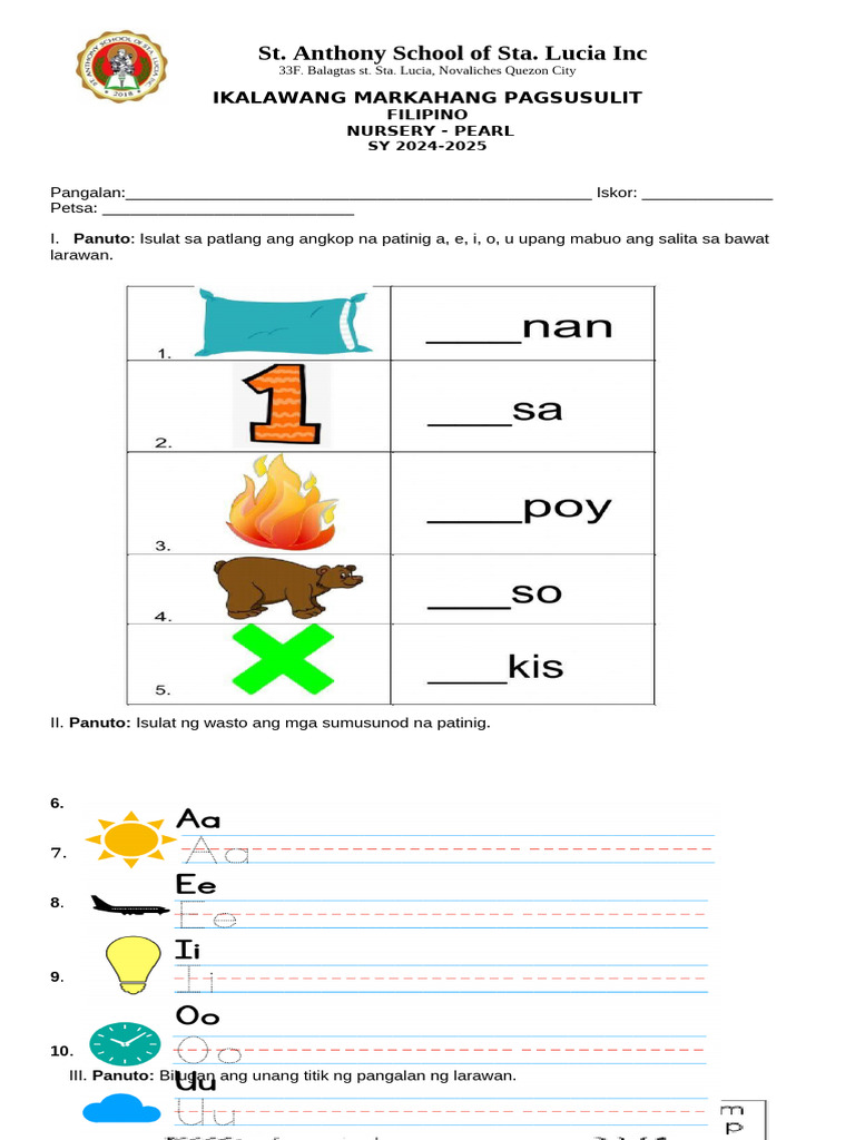 Filipino Nursery | PDF