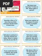 Gerund & Infinitive Speaking Cards | PDF | English As A Second Or ...