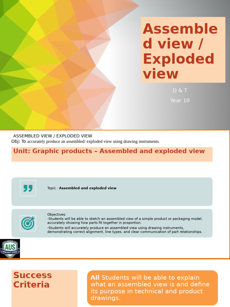 Assembled - Exploded View | PDF | Drawing