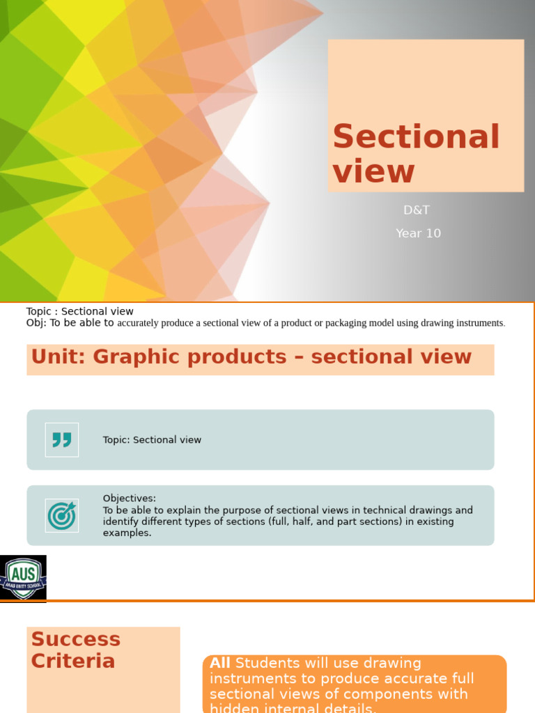 Sectional View | PDF | Drawing | Technical Drawing