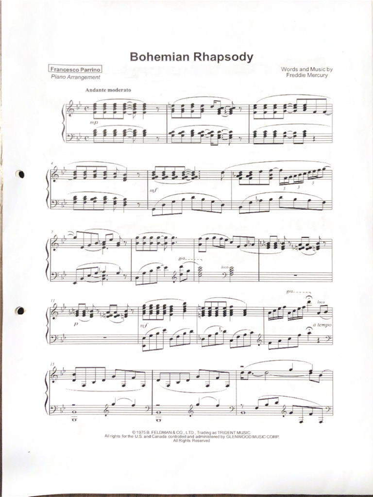 Bohemian Rhapsody | PDF