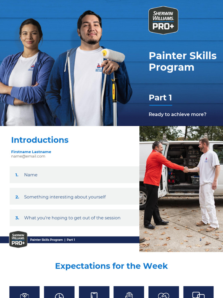 Painter Skills Program Overview Part 1 | PDF | Paint | Acrylic Paint