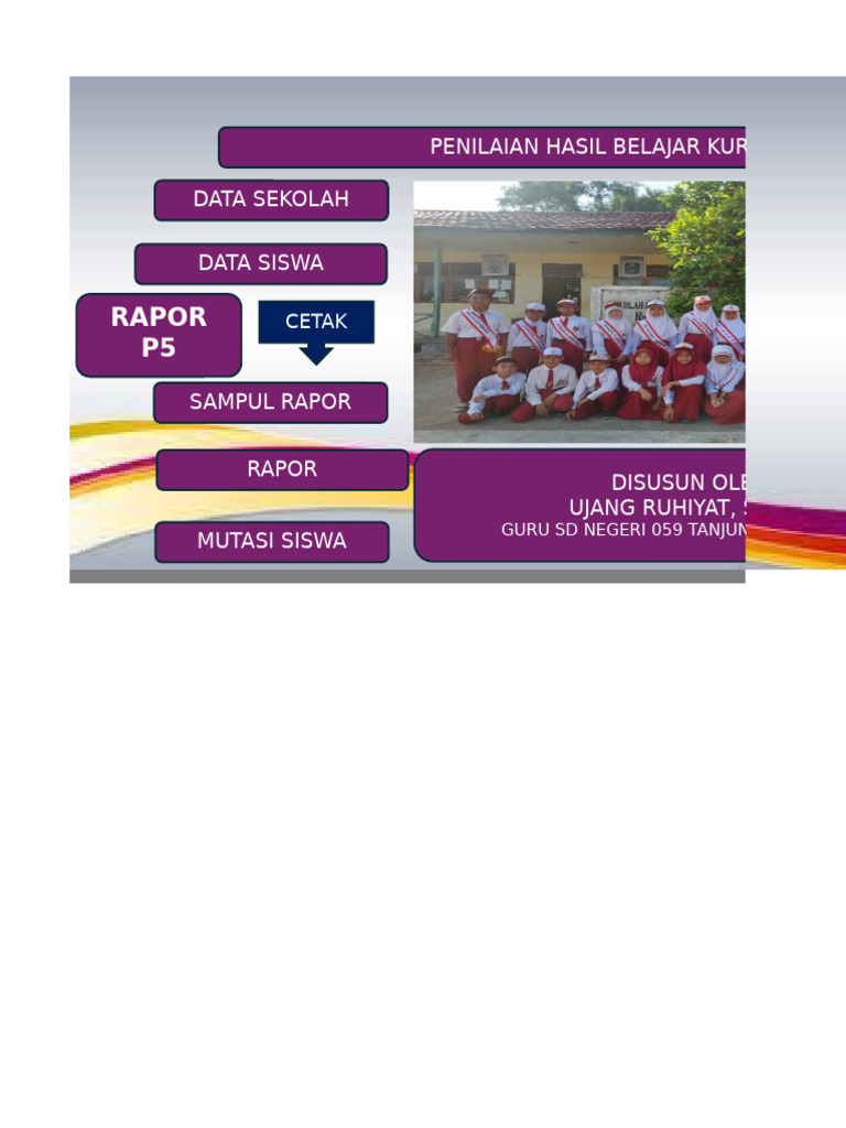 Aplikasi Rapor Kumer Kelas 4 Semester 2 SDN 059 | PDF