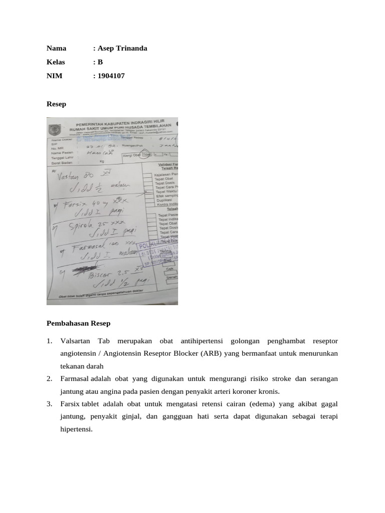 Informasi Obat Farmasal dan Farsix | PDF