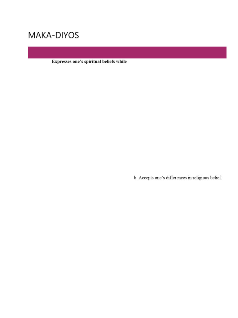 Core Values Rubrics and Indicators | PDF | Social Psychology