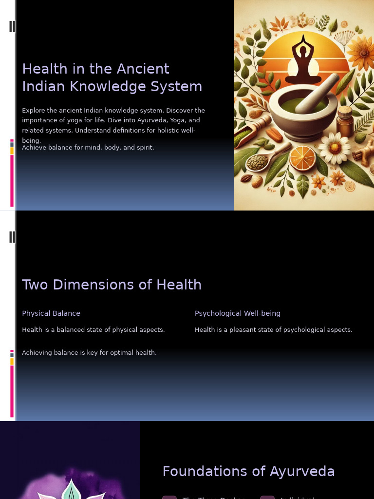 Health in The Ancient Indian Knowledge System | PDF | Ayurveda | Asana