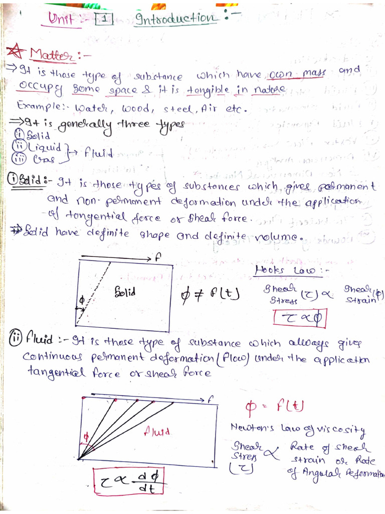 Fluid Mechanic Part 1 Introducing Part 1 | PDF
