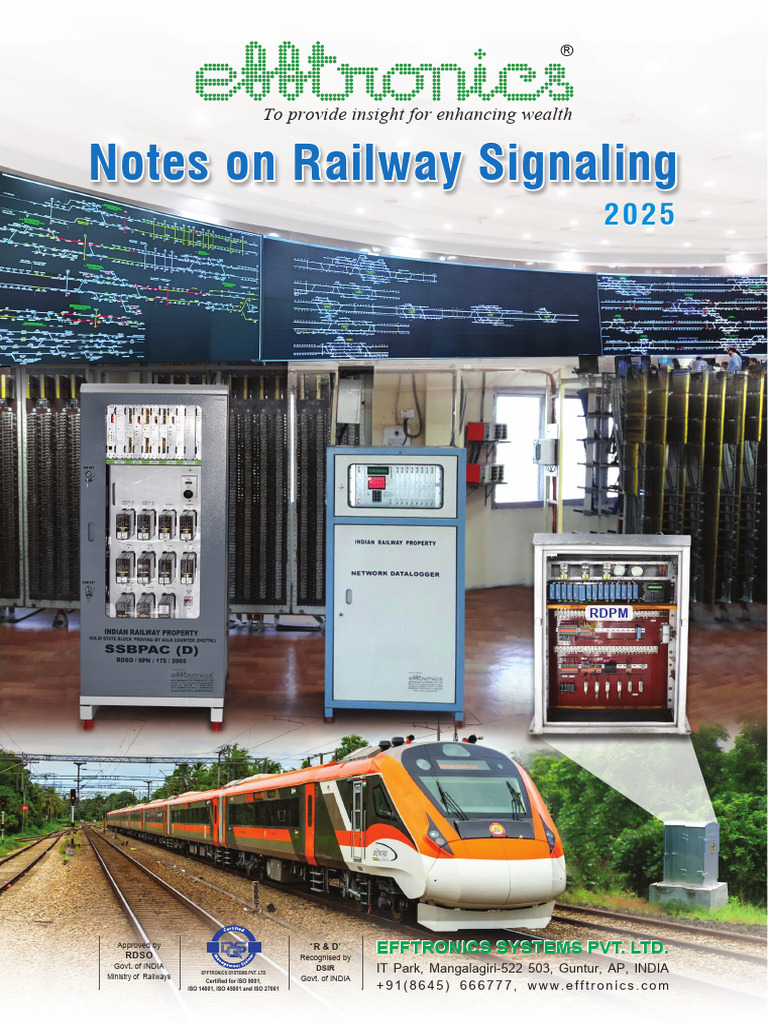Notes On Railway Signalling 2025 | PDF | Rail Transport | Relay