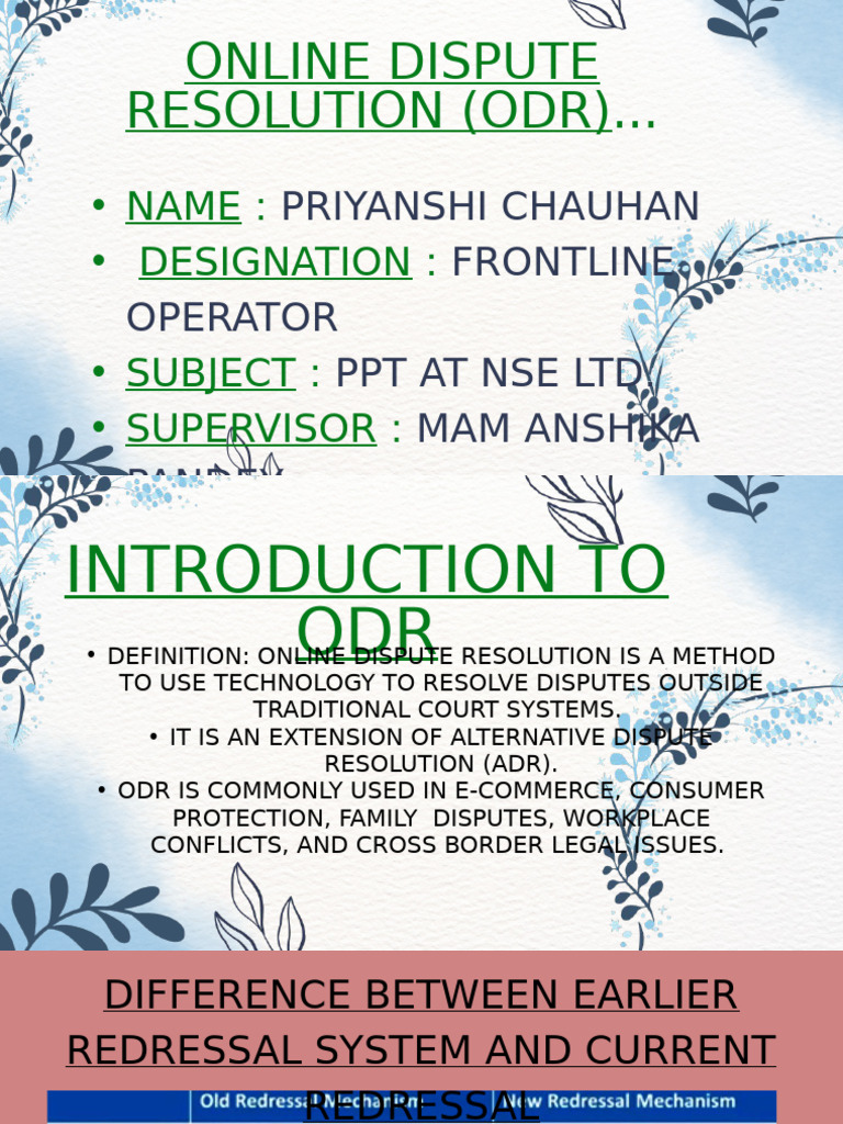 Smart Odr Priyanshi | PDF | Arbitration | Private Law