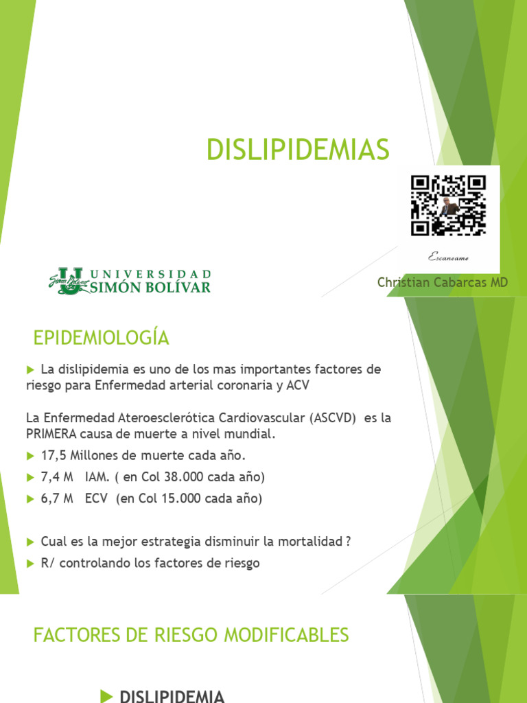 DISLIPIDEMIAS | PDF | Lipoproteína | Hipercolesterolemia