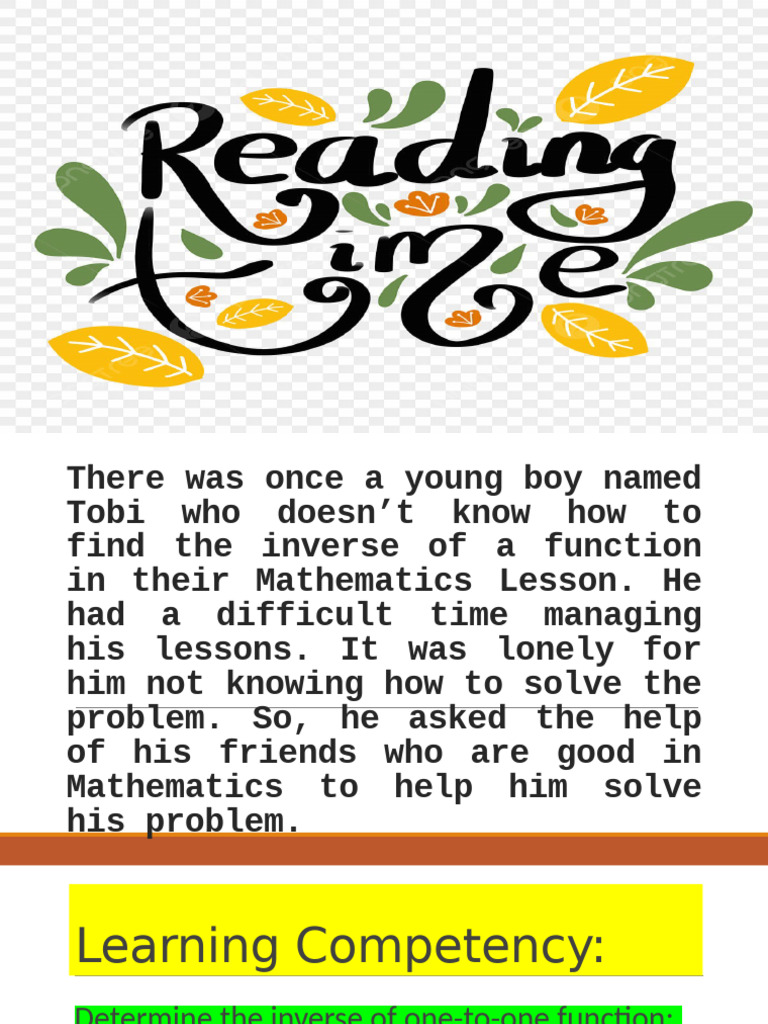 Cot 1 (Inverse of One-To-One Function) | PDF | Function (Mathematics ...