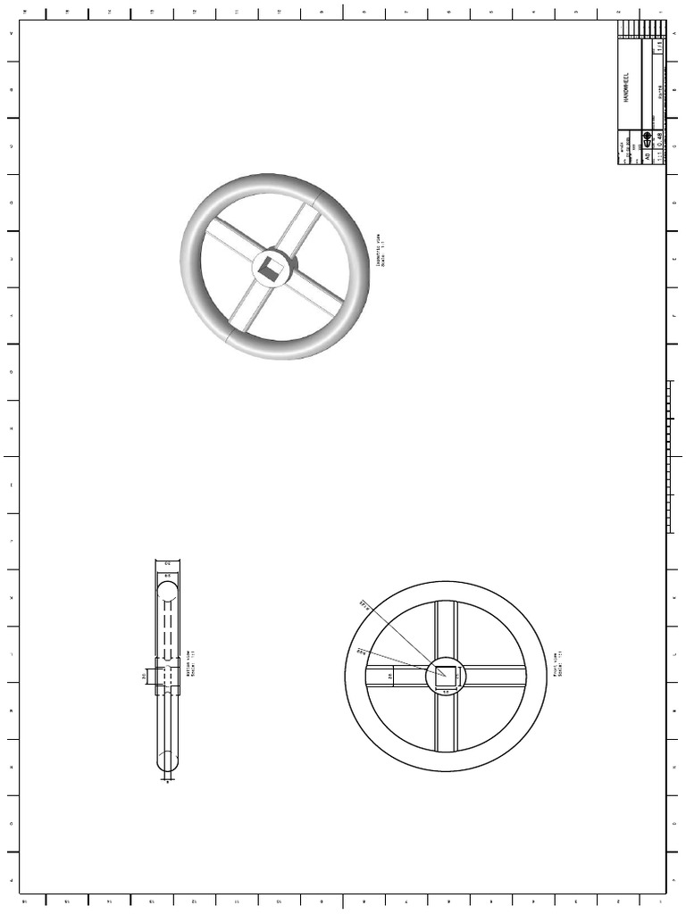 HANDWHEEL CATDrawing | PDF