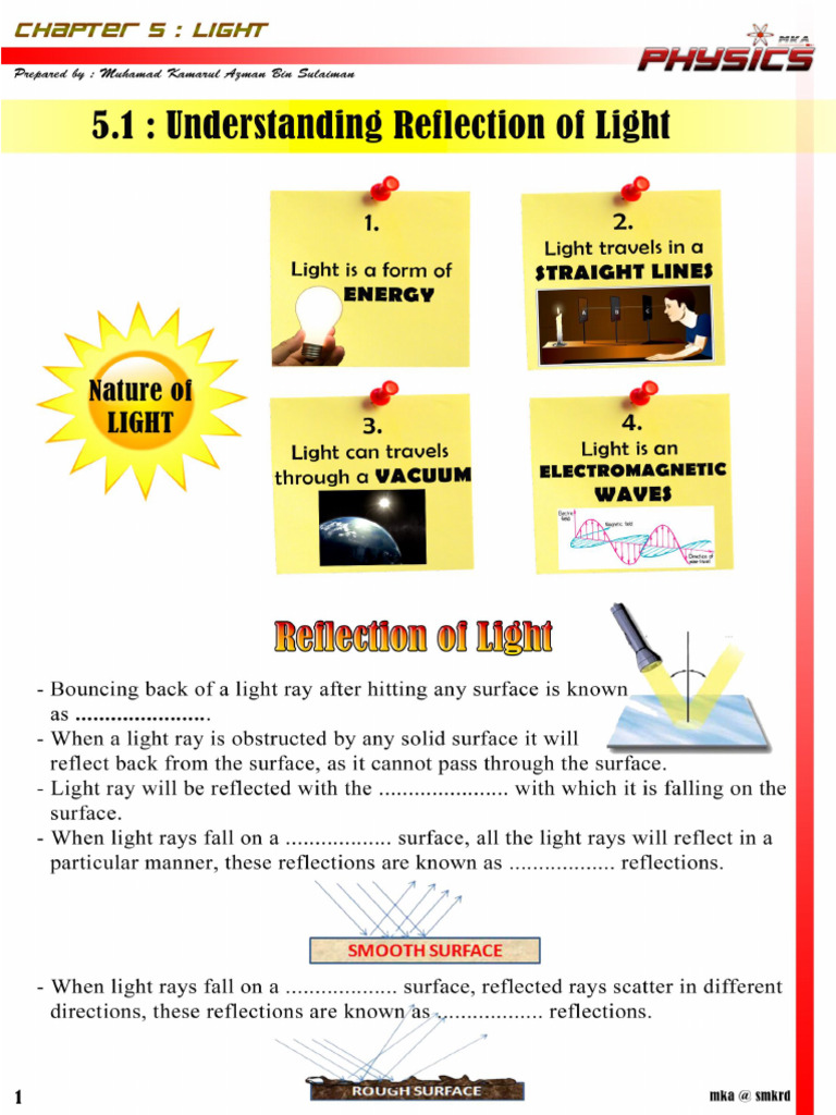 Chapter 5 - Light - S | PDF