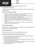 Introduction To Osha | PDF | Wellness