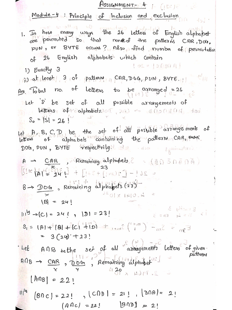 Maths Assignment 4 | PDF