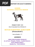 Goat Farming Project Report | PDF | Meat | Agriculture
