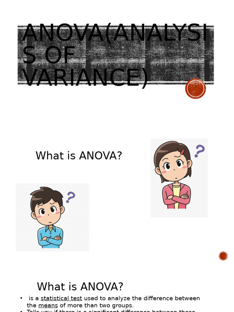 Understanding ANOVA: Types and Analysis | PDF | Analysis Of Variance ...