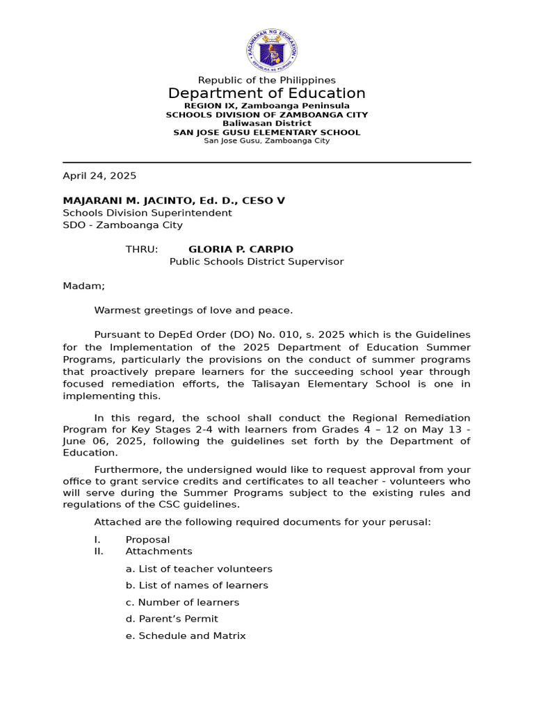 2025 Summer Remediation Program Guide | PDF | Government