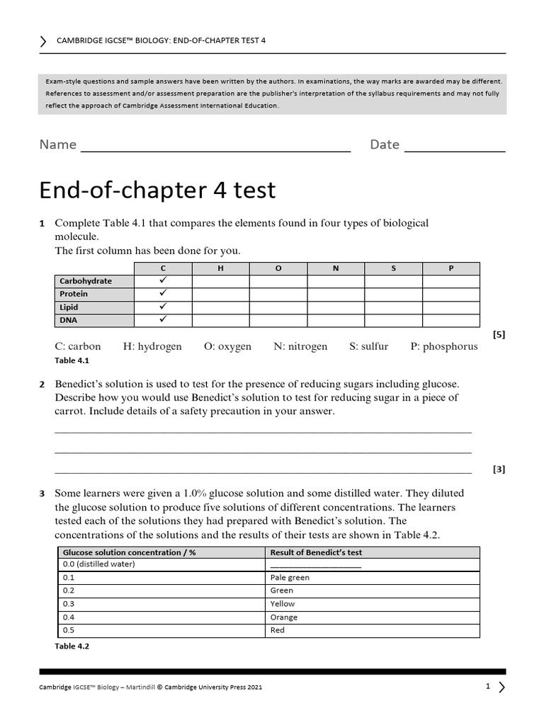 Glucose Testing with Benedict's Solution | PDF | Biology | Glucose