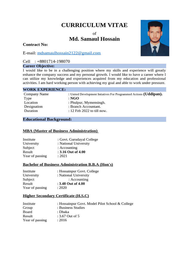Curriculum Vitae Update 24 Mine 1 99353320240801052510 | PDF
